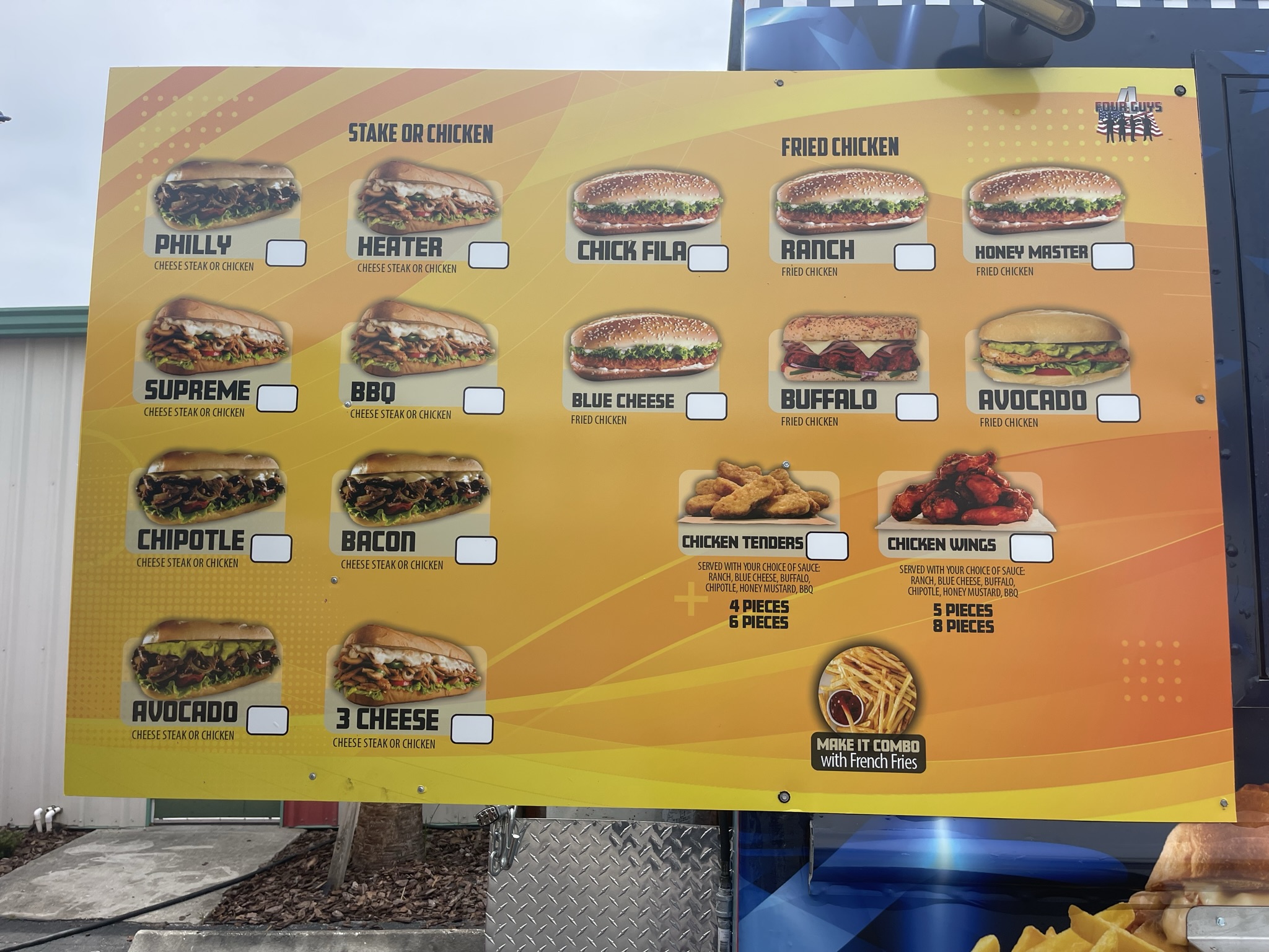 Four Guys Food Truck On-Site 3:00PM-7:00PM | Old Bust Head